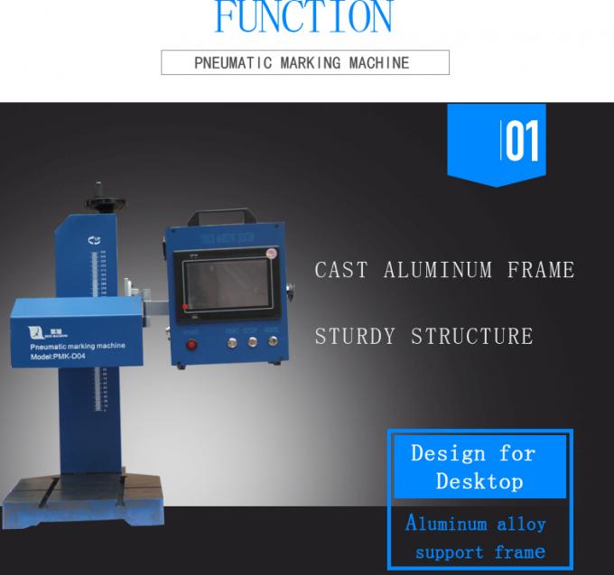 Oem Dot Pin Marking Machine / Dot Matrix Metal Stamping Machine For ...