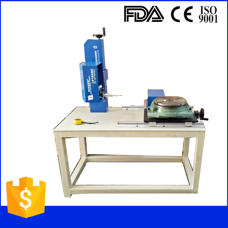 Blue Colour Desktop Dot Pin Marking Machine , Carbon Steel Flange Dot ...